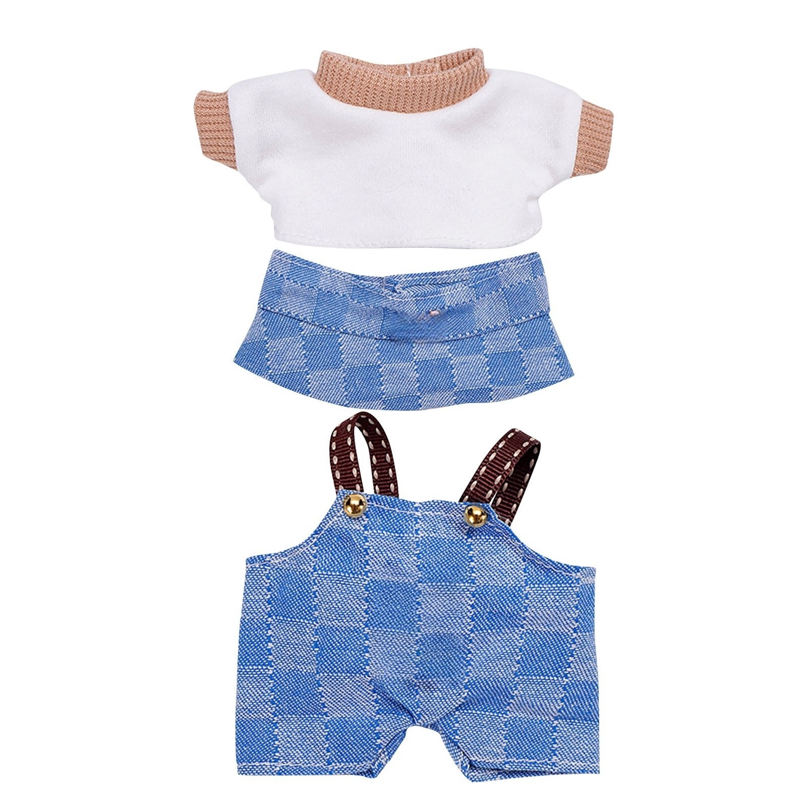 Soft Fabric Fashion Doll Clothes, Outfit Set with Accessories, Indoor ...