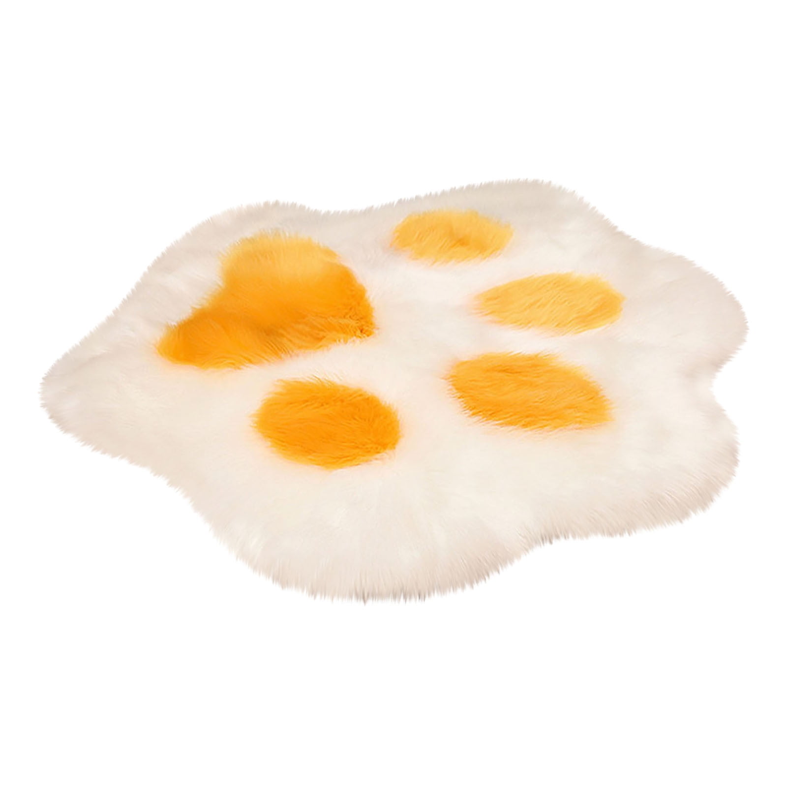 Soft Sheepskin Rug Furry Cat Paws Rug Kids Room Rug Kawaii Room Decor ...