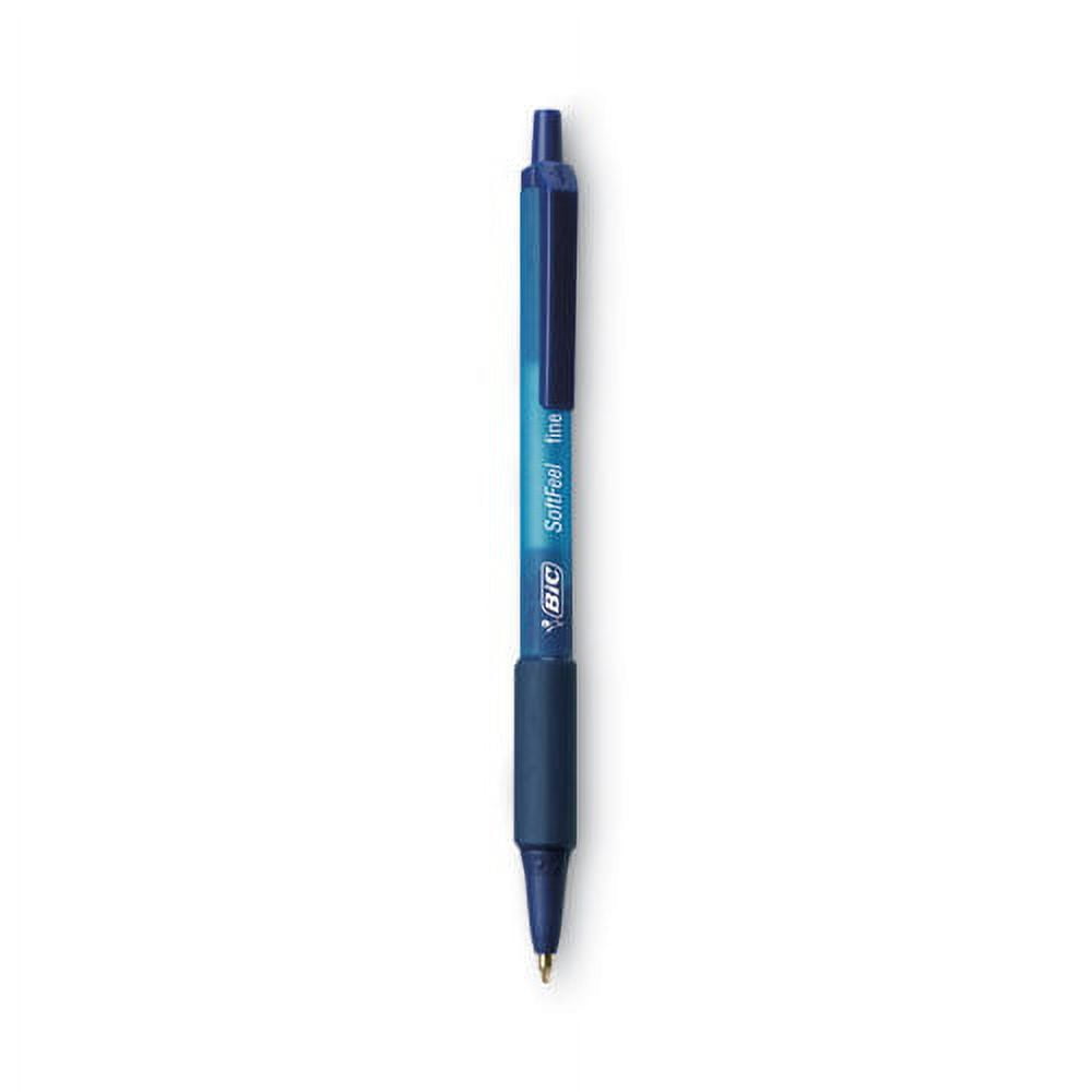 Soft Feel Ballpoint Pen Value Pack, Retractable, Medium 1 Mm, Blue Ink ...