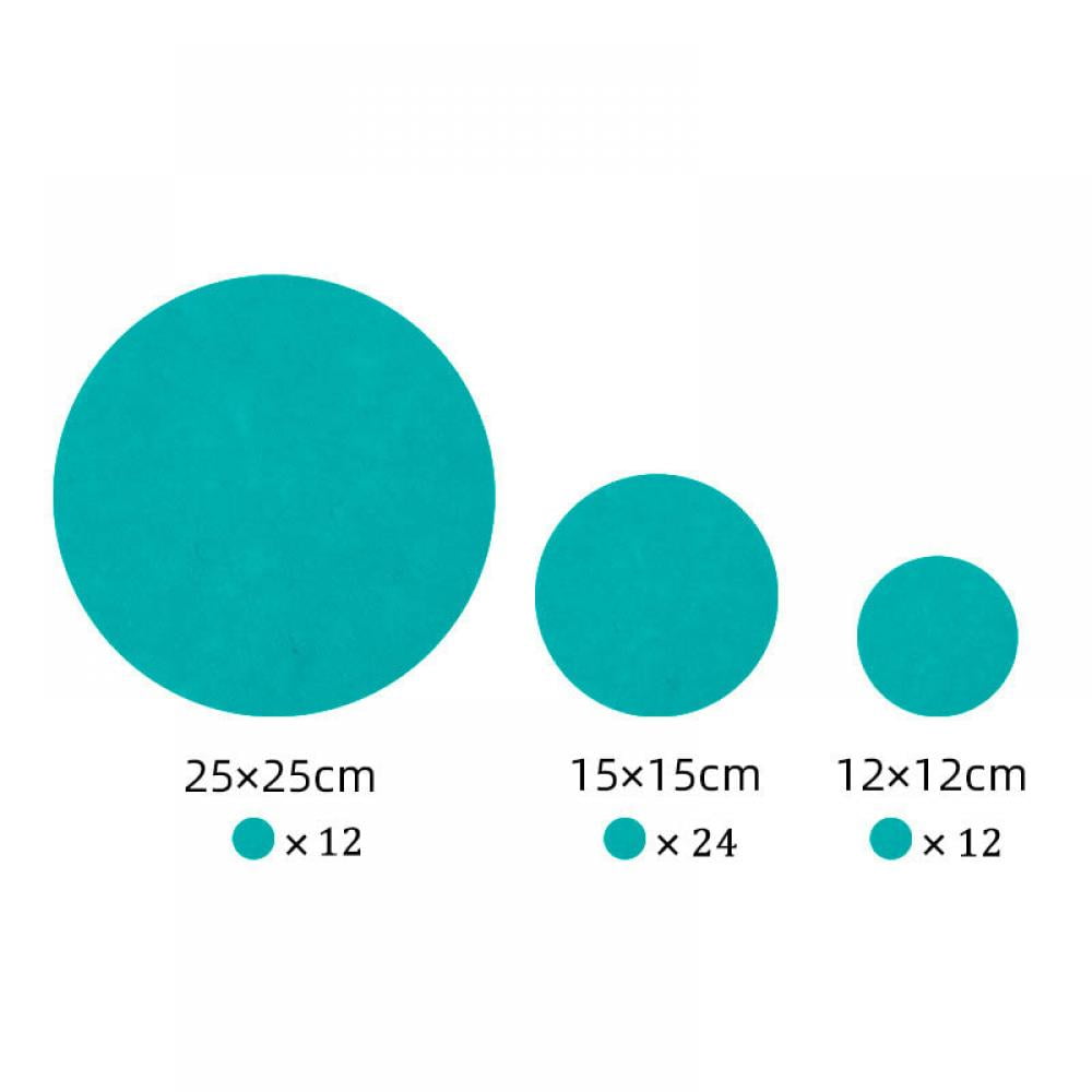 Soft Felt Plate Protectors, Set of 48 and 3 Different Size, Plate ...