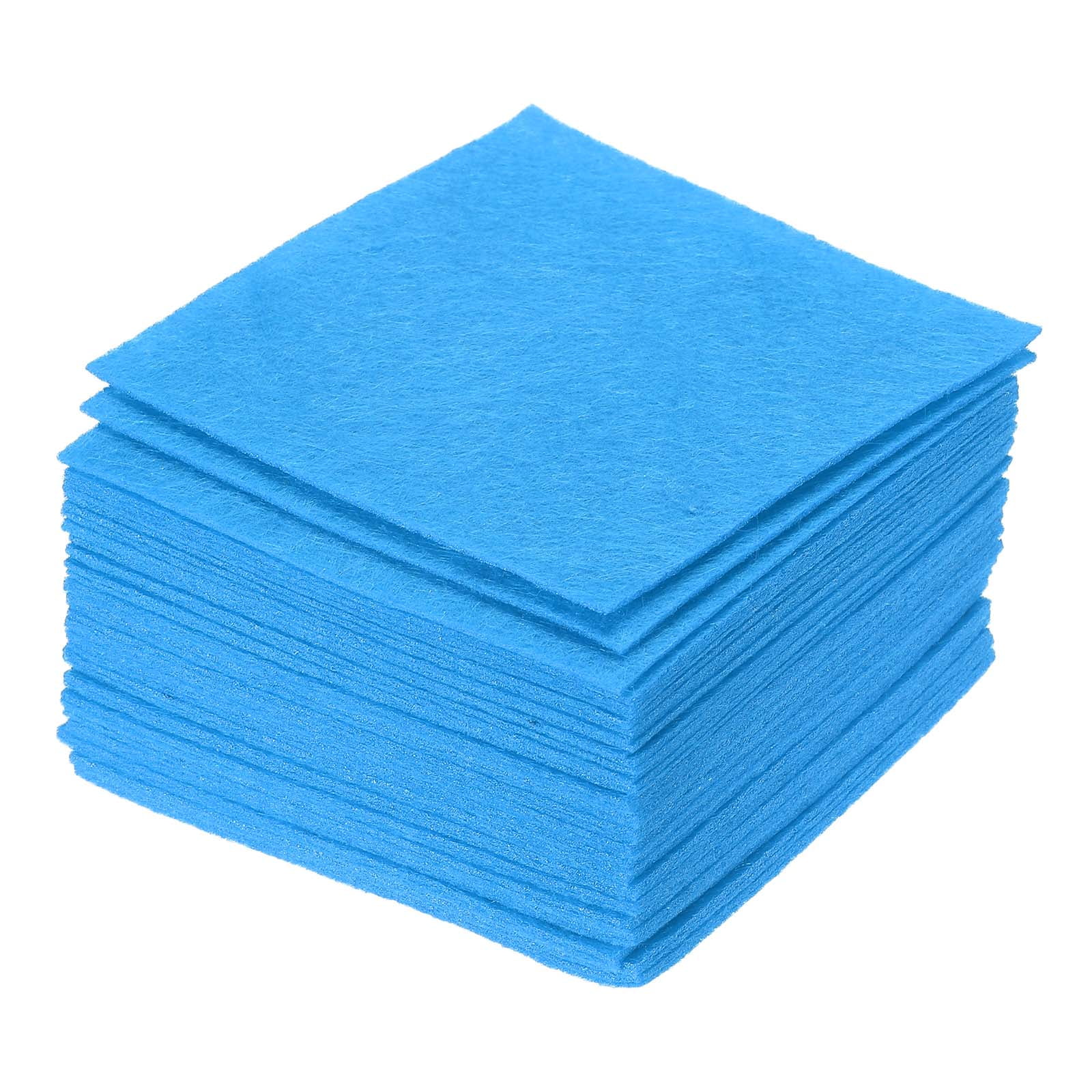 Soft Felt Sheets Fabric Craft Sheets Dark Blue 4 x 4 Inch 42 Pcs ...