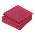 Soft Felt Sheets Fabric Craft Sheets Dark Red 4 x 4 Inch 21 Pcs ...
