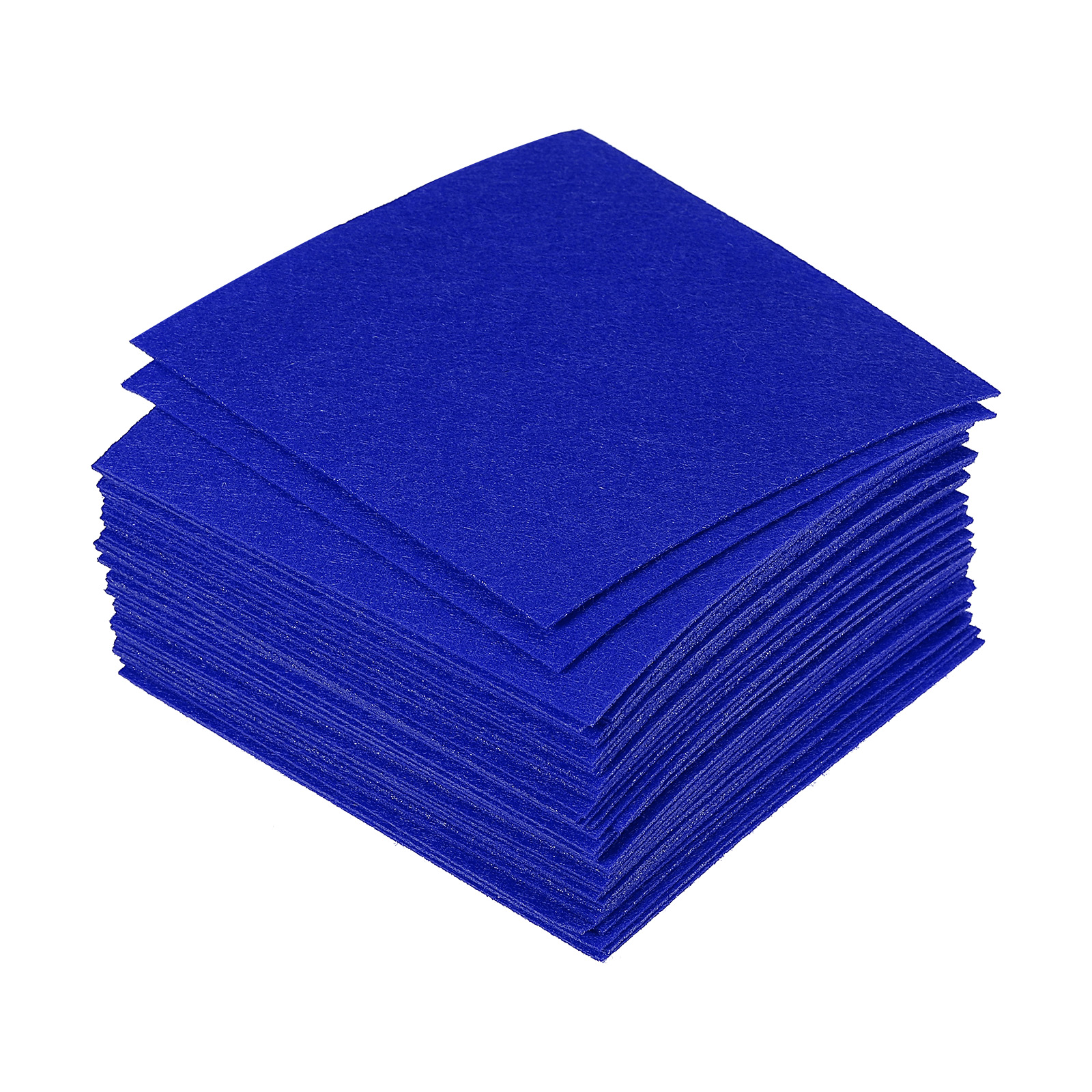 Soft Felt Sheets Fiber Craft Sheets Blue 4 Inch x 4 Inch 40 Pcs ...