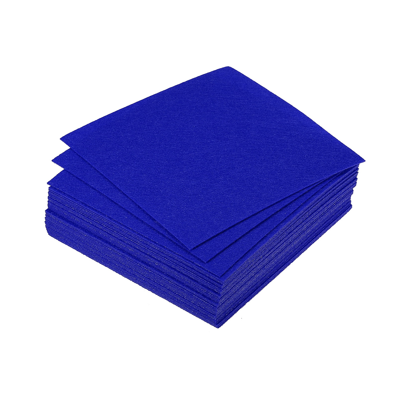 Soft Felt Sheets Fiber Craft Sheets Blue 6 Inch x 6 Inch 35 Pcs ...