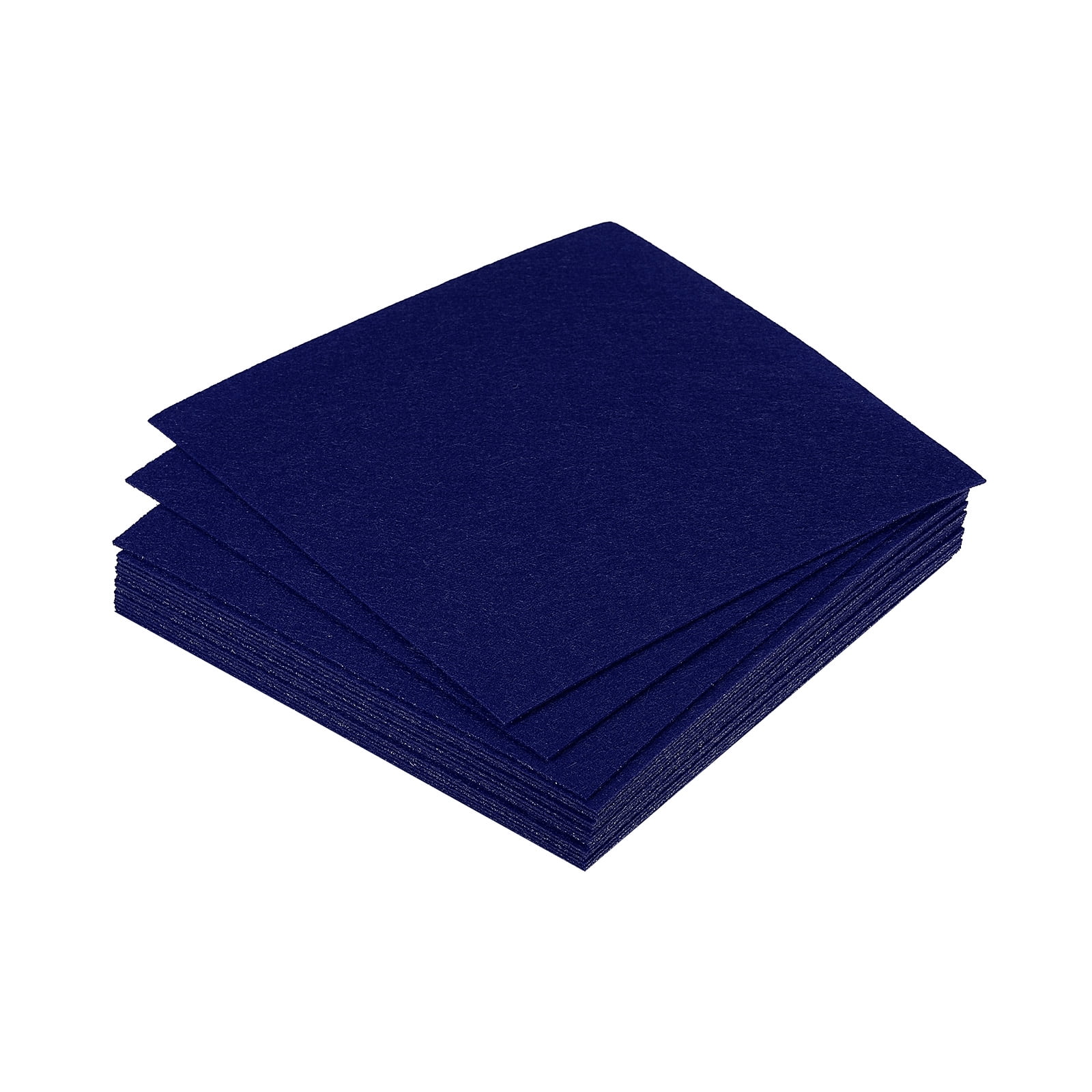 Soft Felt Sheets Fiber Craft Sheets Dark Blue 6 x 6 15 Pcs - Walmart.com