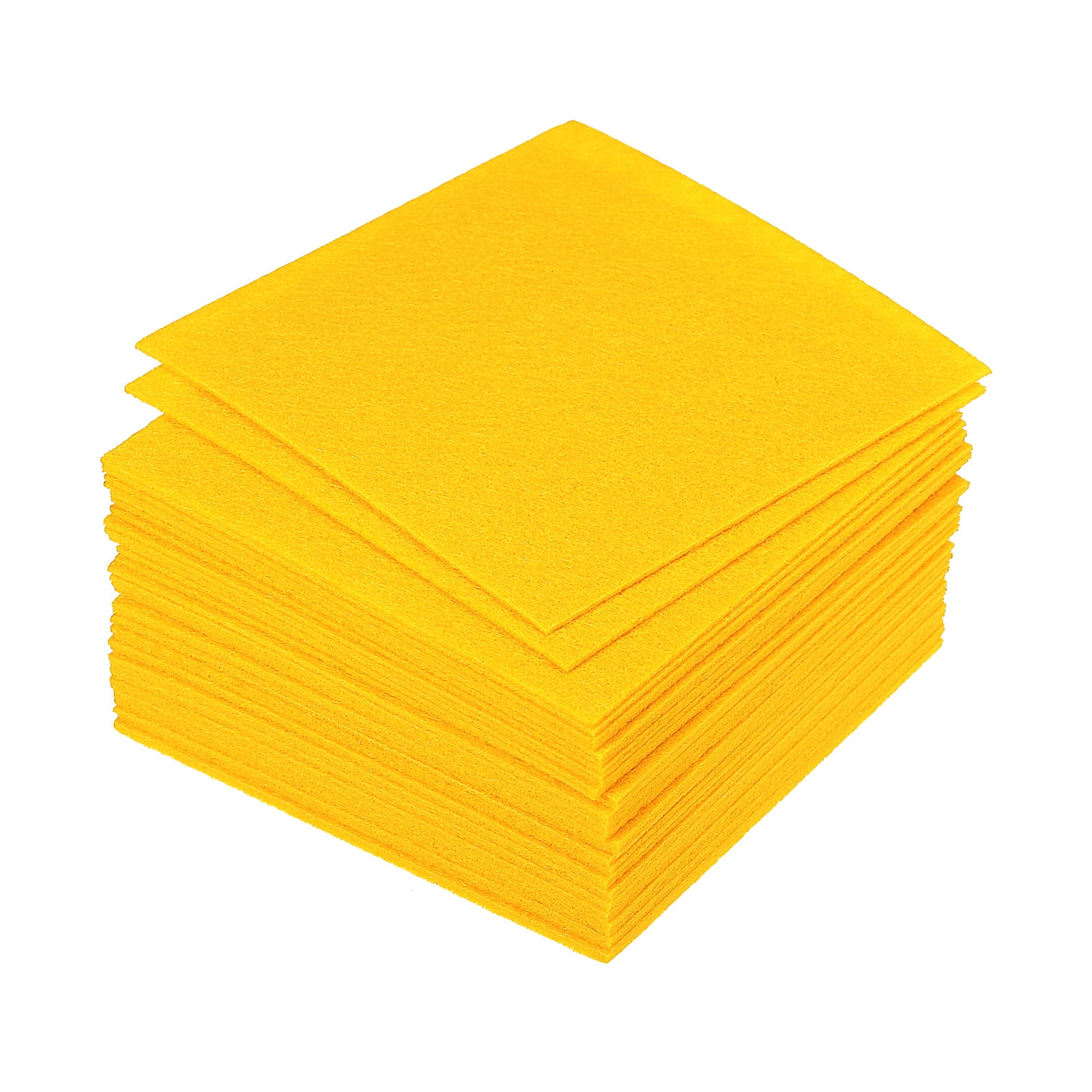 Soft Felt Sheets Fiber Craft Sheets Light Yellow 4 x 4 40 Pcs - Walmart.com