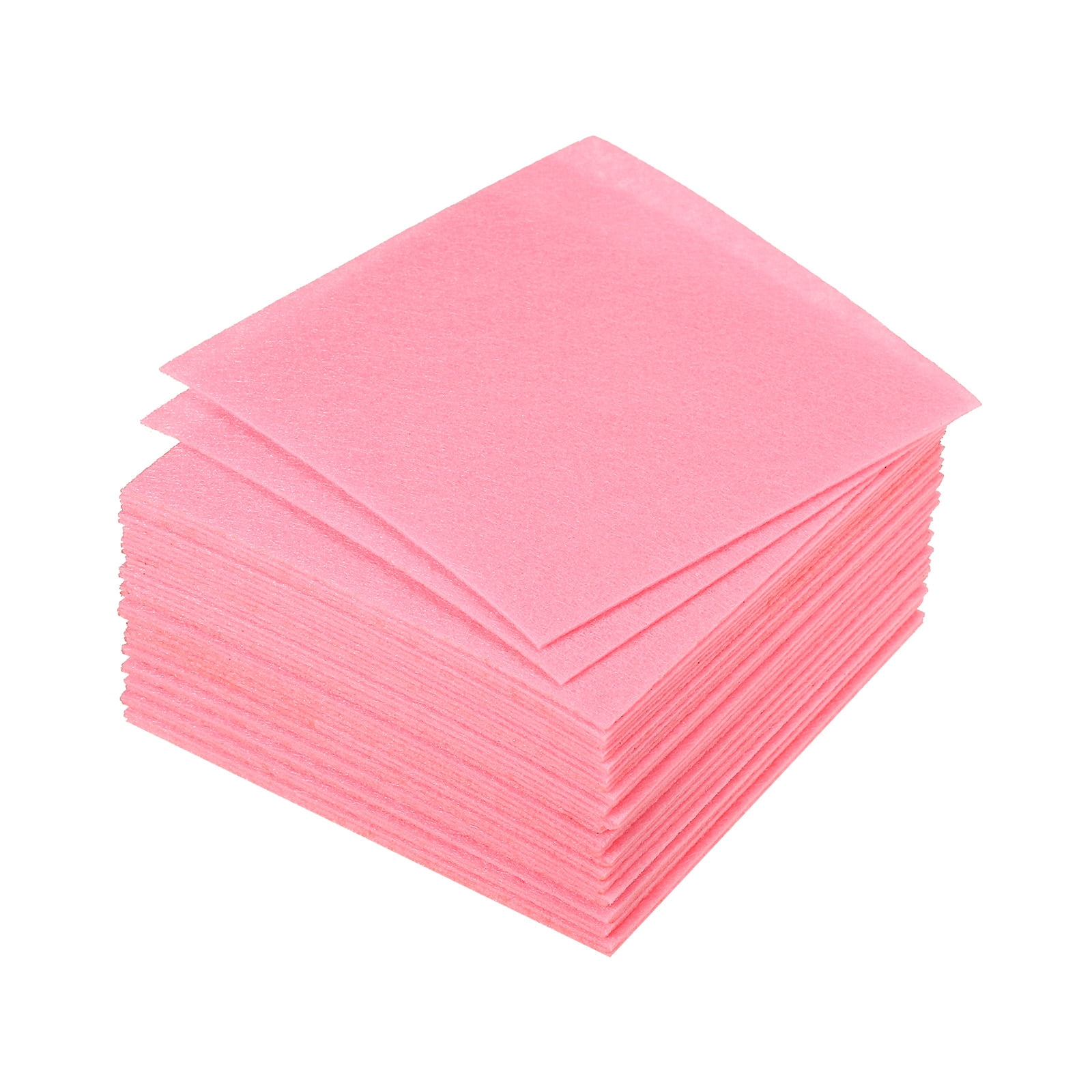 Soft Felt Sheets Fiber Craft Sheets Pink 4 Inch x 4 Inch 40 Pcs ...
