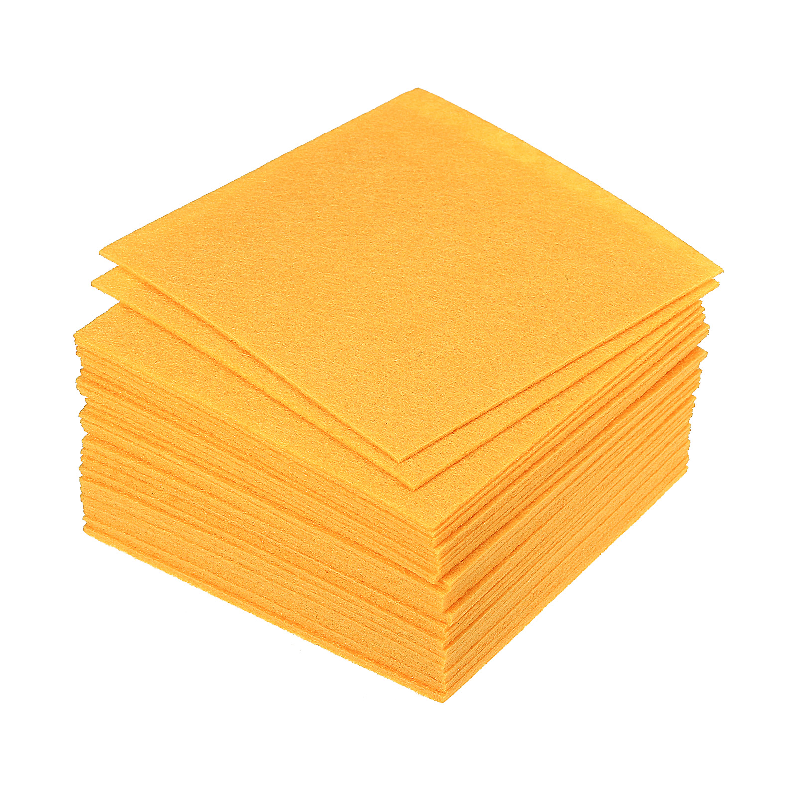 Soft Felt Sheets Fiber Craft Sheets Yellow 4 Inch x 4 Inch 40 Pcs ...