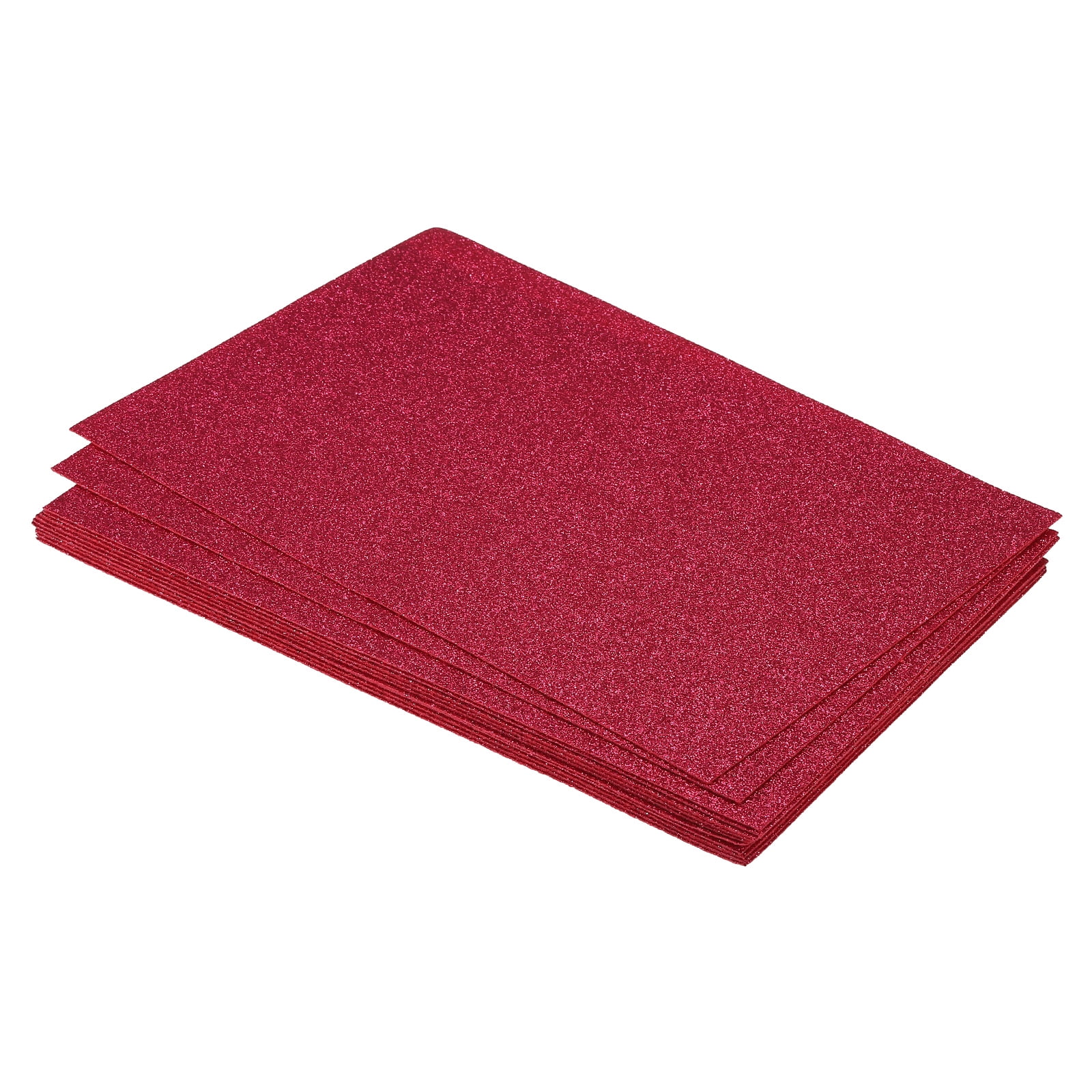 Soft Felt Sheets Glitter Rose Red 11.8 x 7.8 Inch 12 Pcs - Walmart.com