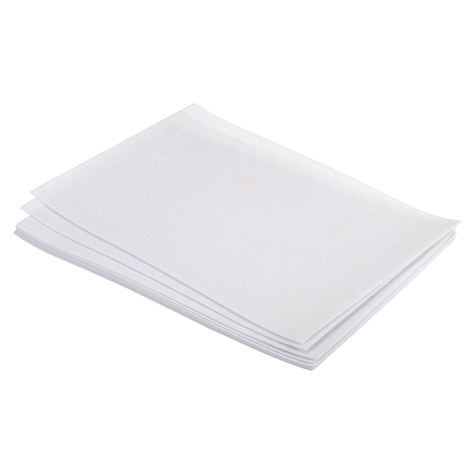 Soft Felt Sheets Glitter White 11.8 x 7.8 Inch 6 Pcs - Walmart.com