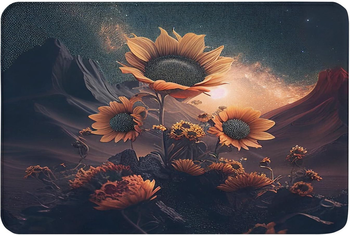 Soft Flannel Mats Non Slip Kitchen Rugs Bath Rug Runner Carpet for ...