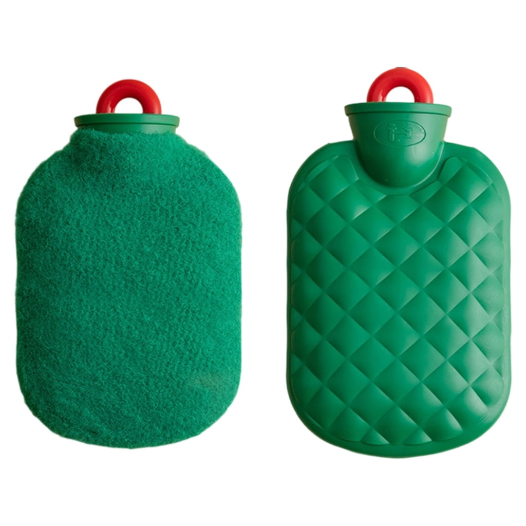 Soft Fleece Covered Hand Warming Hot Water Bottle Safe Warmth Warming ...