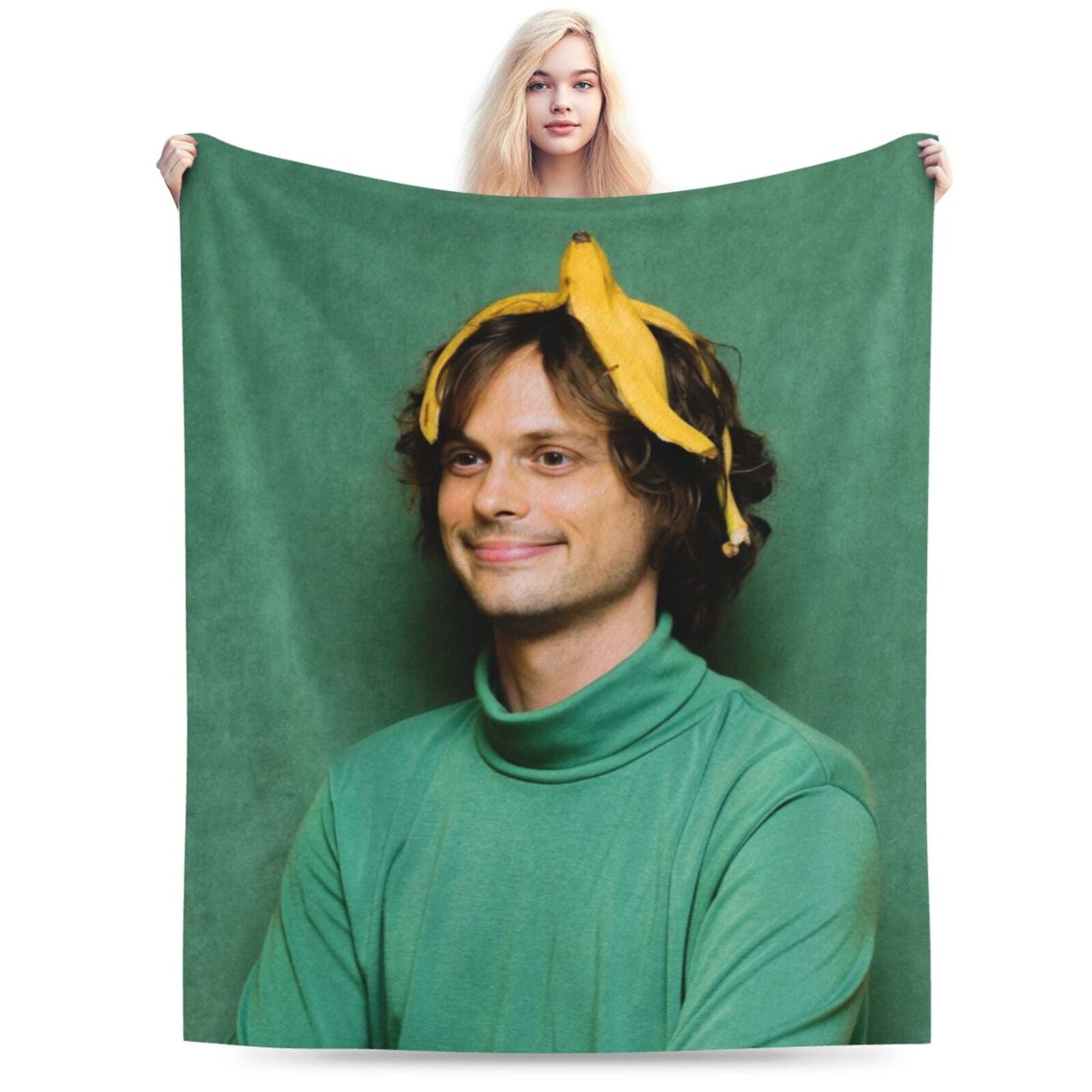 Soft Fleece Plush Throw Matthew Gray Gubler Fluffy Blanket for Couch ...
