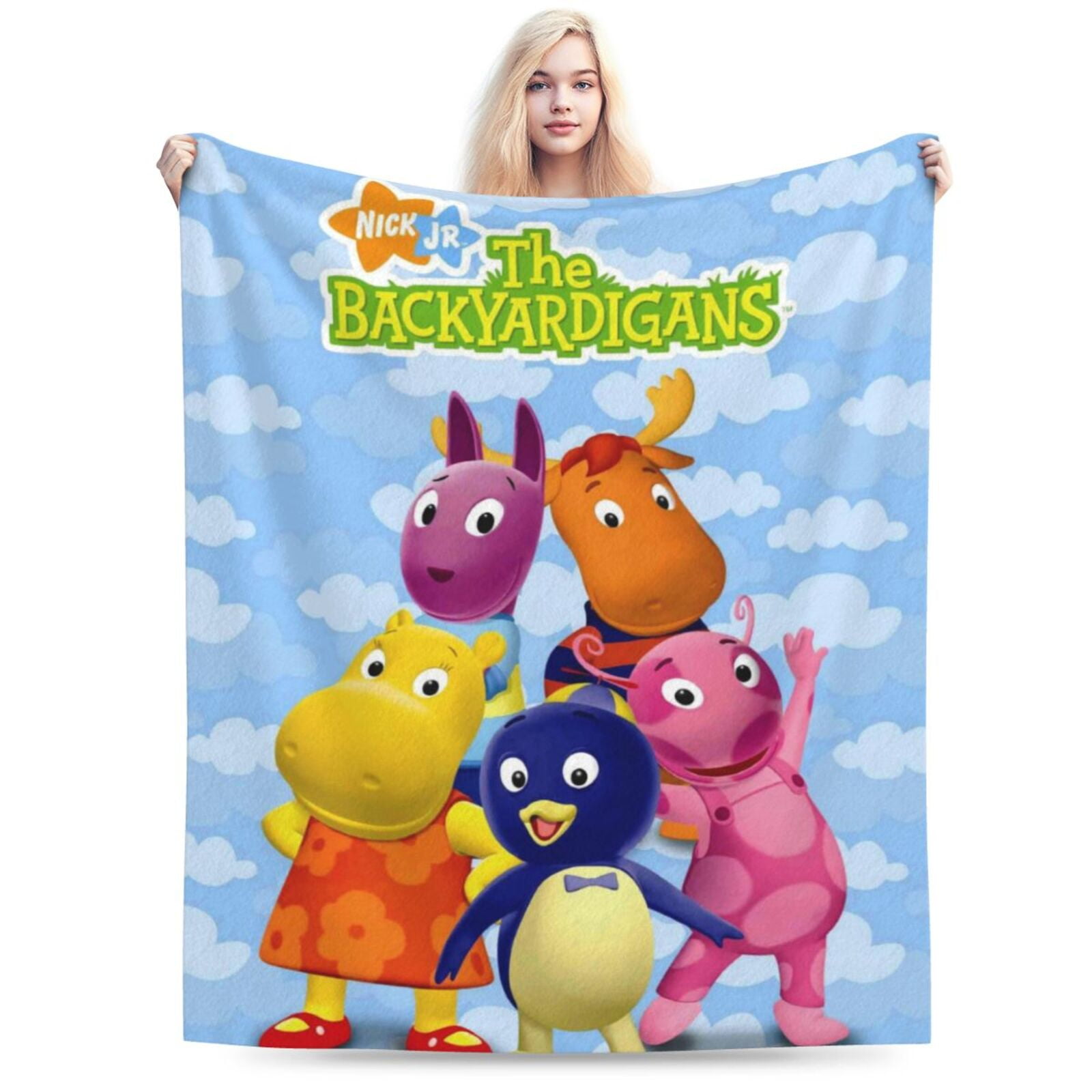 Soft Fleece Plush Throw The Backyardigans Fluffy Blanket for Couch Sofa ...