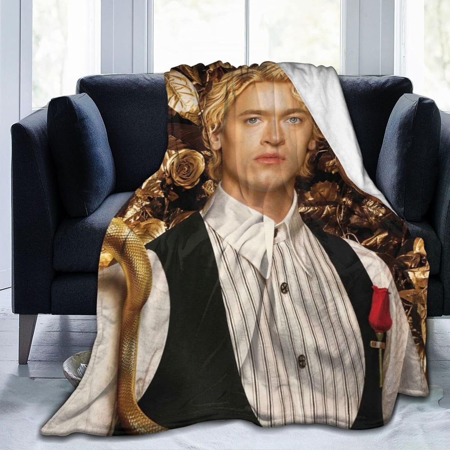 Soft Fleece Plush Throw Tom Actor Blyth Fluffy Blanket for Couch Sofa ...