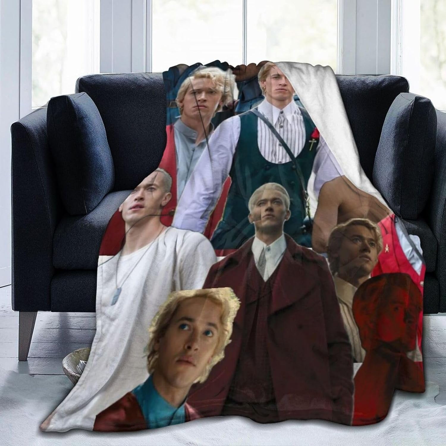 Soft Fleece Plush Throw Tom Actor Blyth Fluffy Blanket for Couch Sofa ...