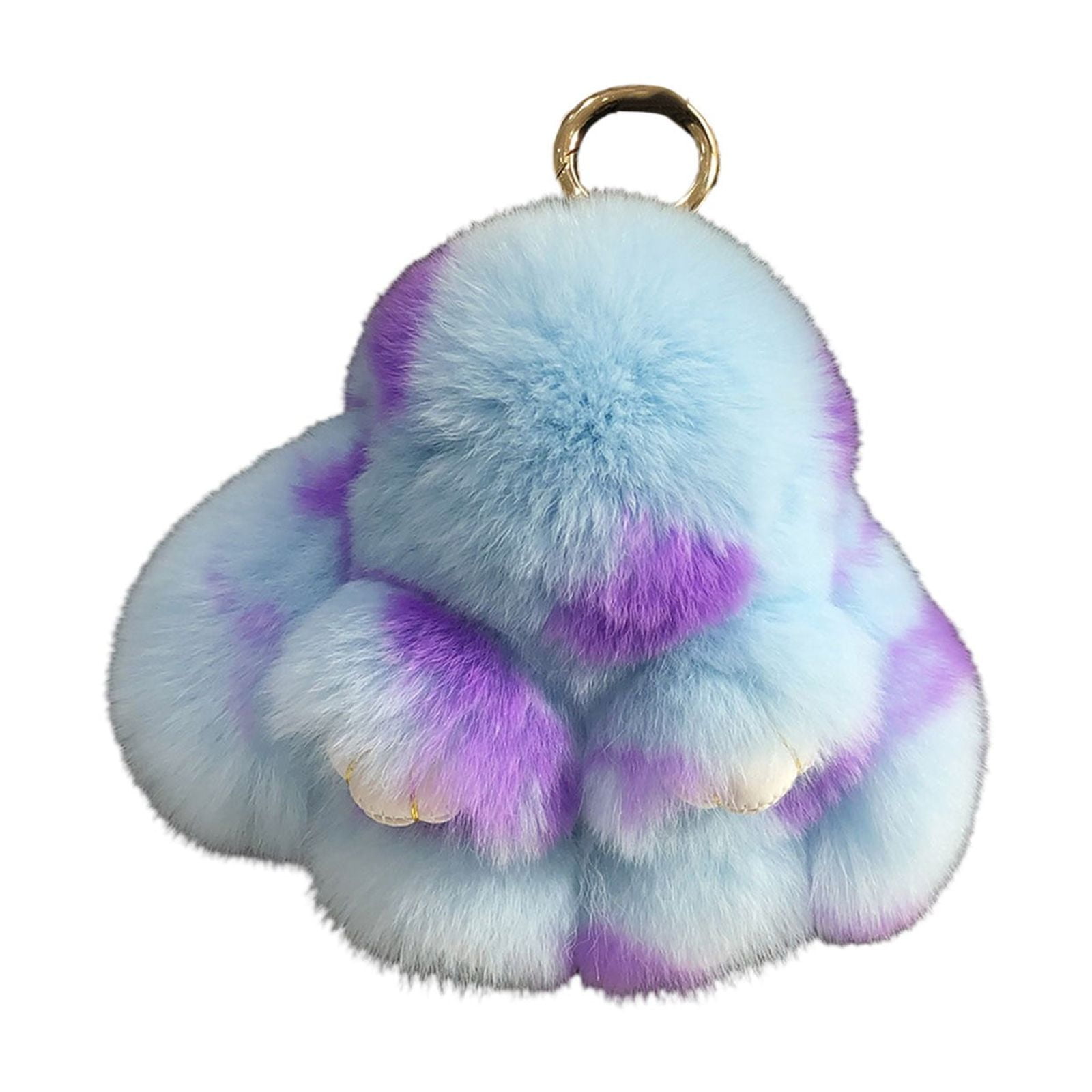 Soft Fluffy Rabbit Keychain Cute Plush Bunny Key Rings Plush Bunny Key ...