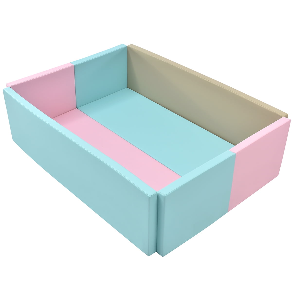 Soft Foam Ball Pit Playpen for Toddlers Crawling, Indoor Toy Foam ...