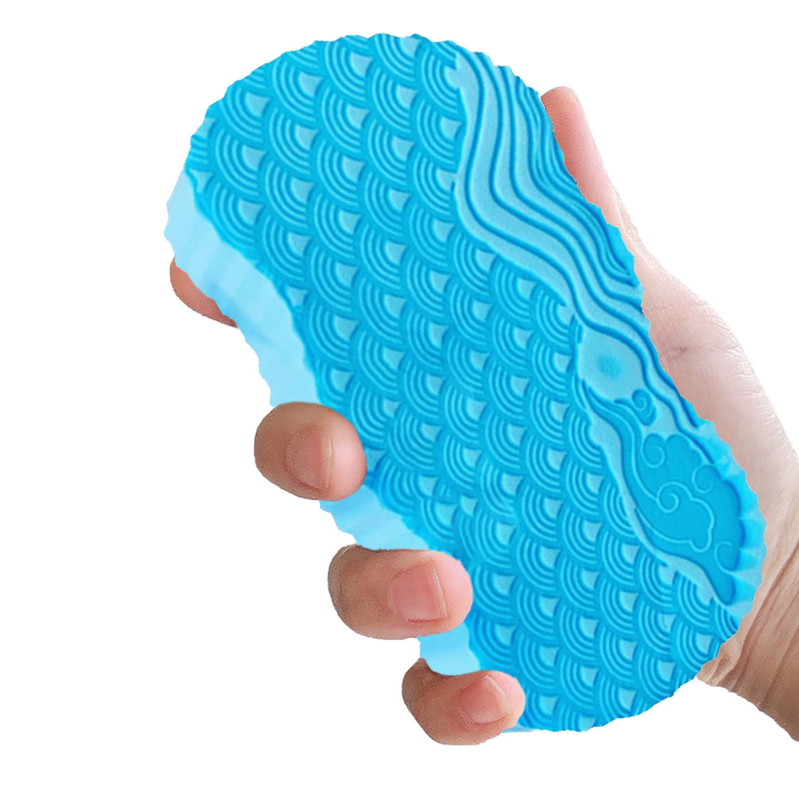 Soft Foam Bath Sponge for Kids and Adults, Dual-Sided Shower Wipe with ...