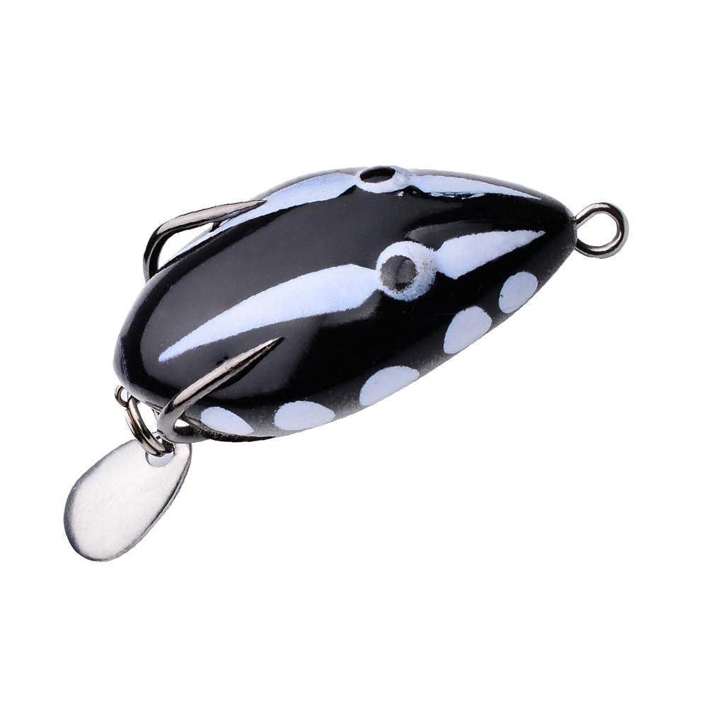 Soft Frog Fishing Lure Mini Soft Lure Double Hooks Top Water Ray Frog ...