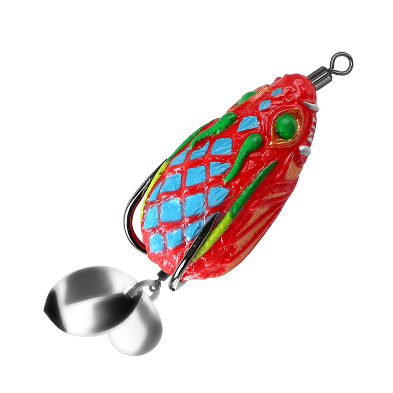 Soft Frogs Baits for Freshwater 4cm 5.8g Ray Frogs Crankbait Lures PVC ...