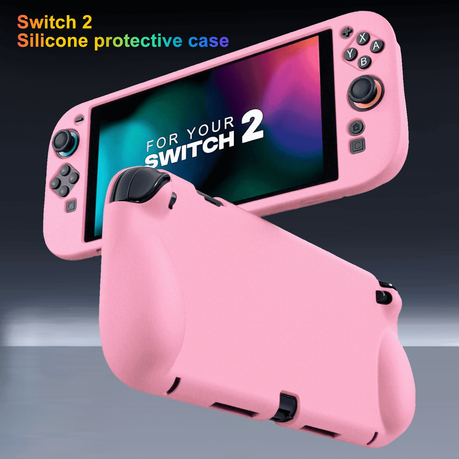 Soft Full Body Silicone Case for Nintendo Switch 2, Ergonomic Design ...