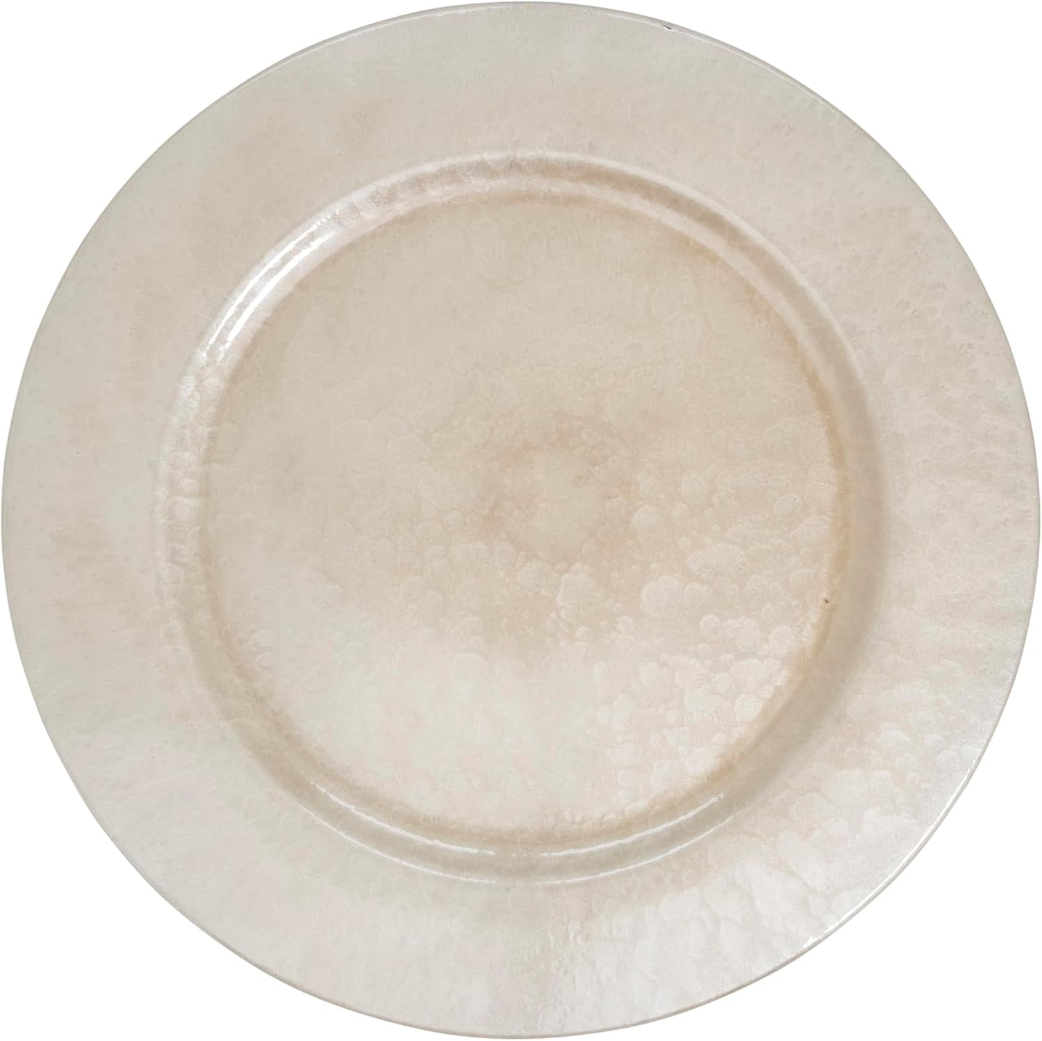 Soft Glow Faux Mother of Pearl Charger Plate (Set of 4) - Walmart.com