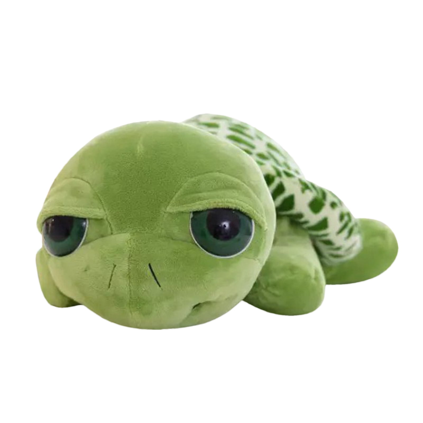 Soft Green Big Eyes Stuffed Tortoise Toy Cute Animal Doll for Kids Baby ...