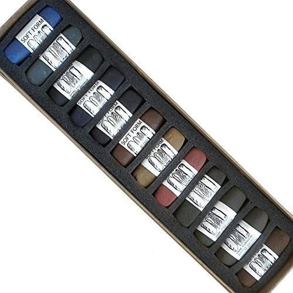 Soft Handmade Pastels Set of 12 Intense Dark Colors - Walmart.com
