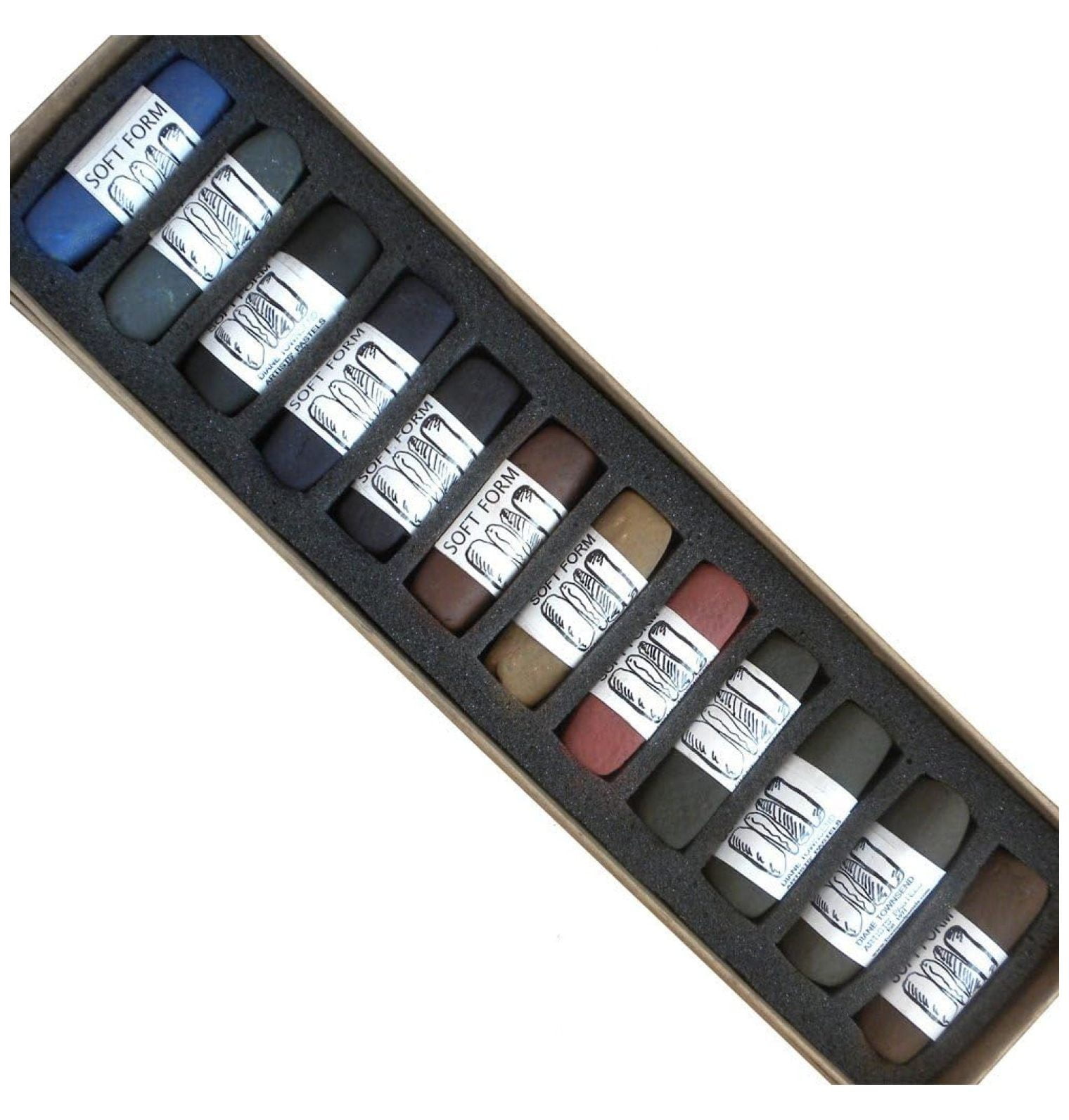 Soft Handmade Pastels Set of 12 Intense Dark Colors - Walmart.com