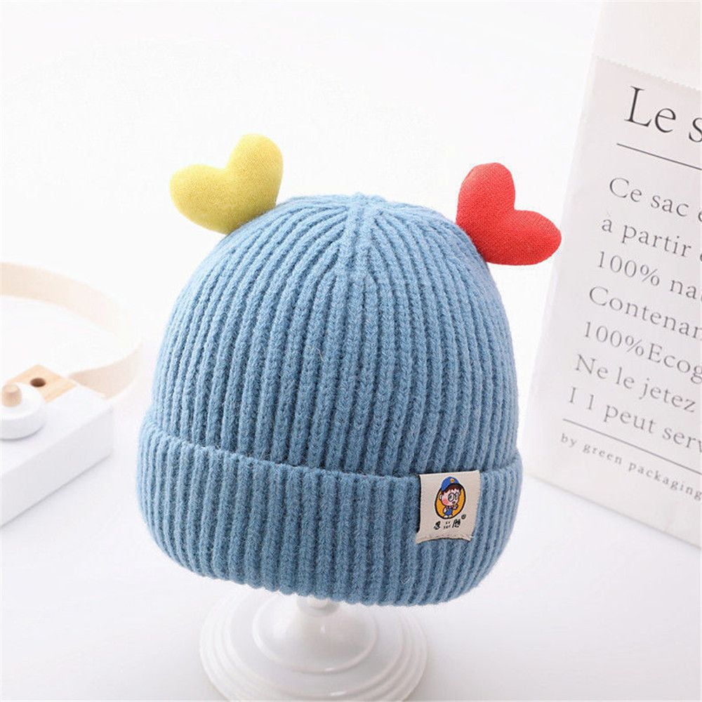 Soft Hats for Children Warm Autumn Winter Girls Boys Beanies Kids Caps ...