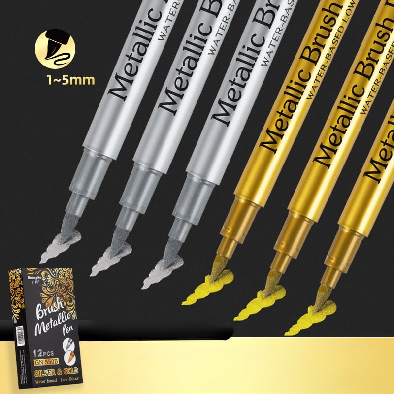 Soft Headed Metal Marker Pen Greeting Card DIY Photo Album Title ...