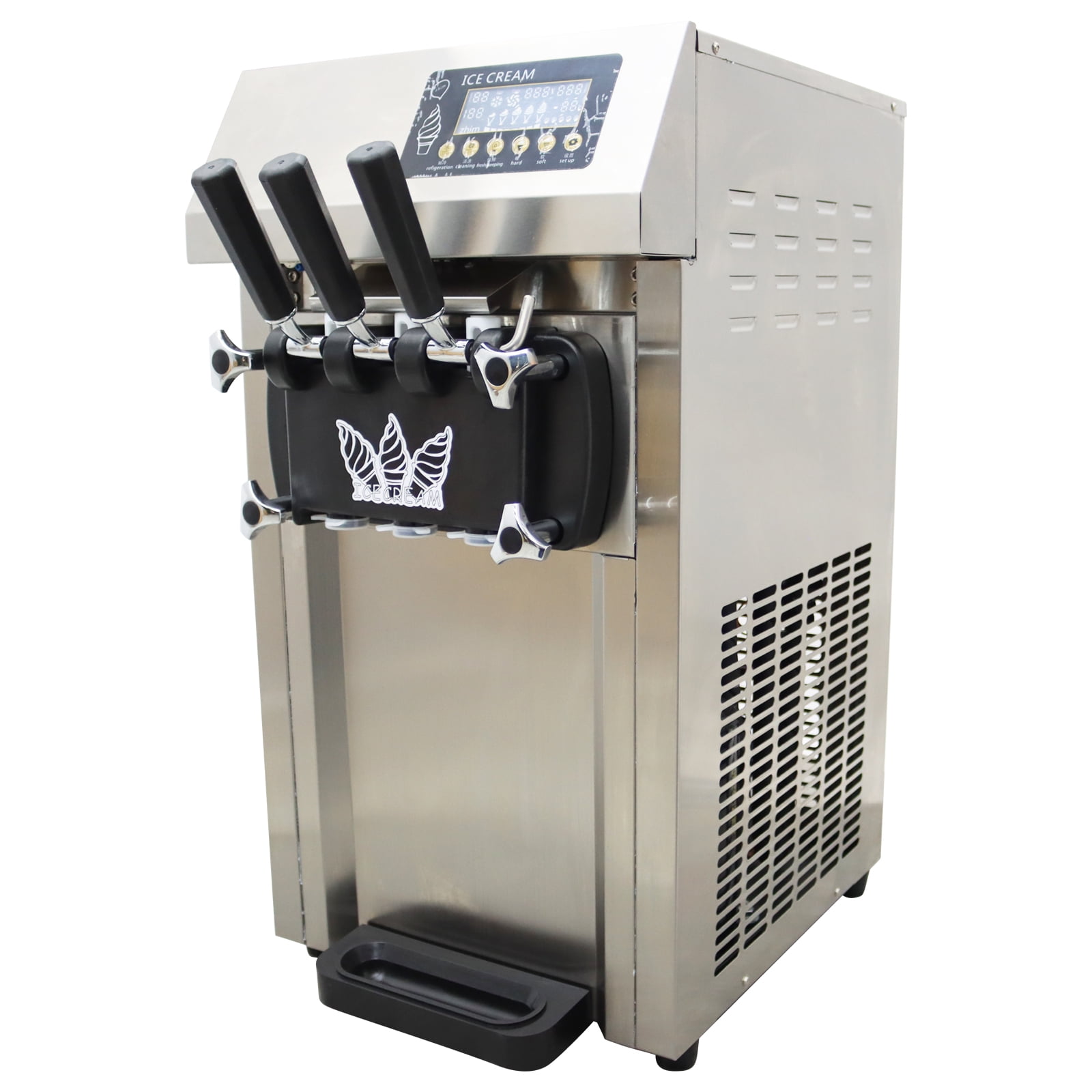 Soft Ice Cream Mahcine Automatic Ice Cream Maker with Precooling ...