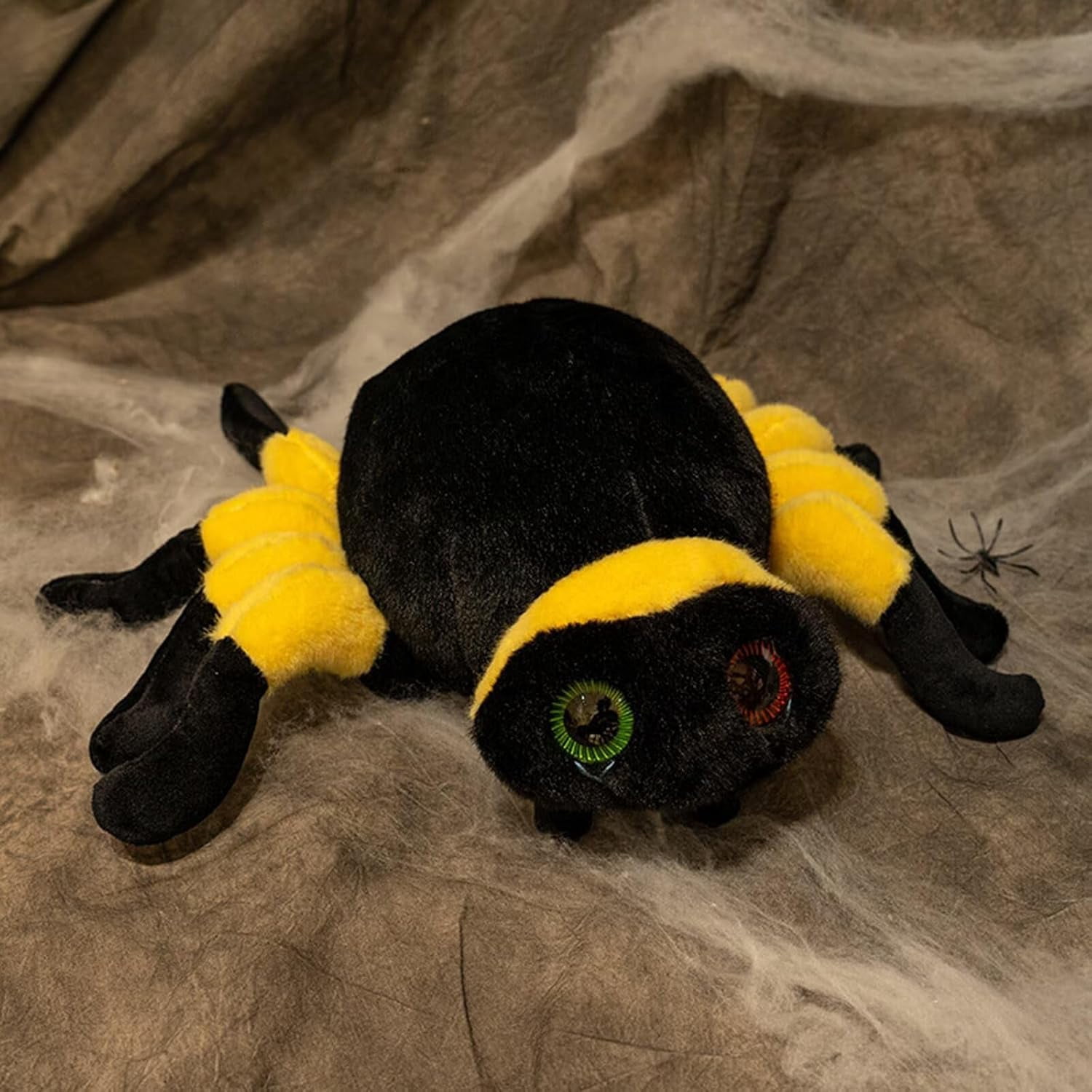 Soft Jumping Spider Plush Toy 11.8'' Spider Stuffed Animal Cute Spiders ...