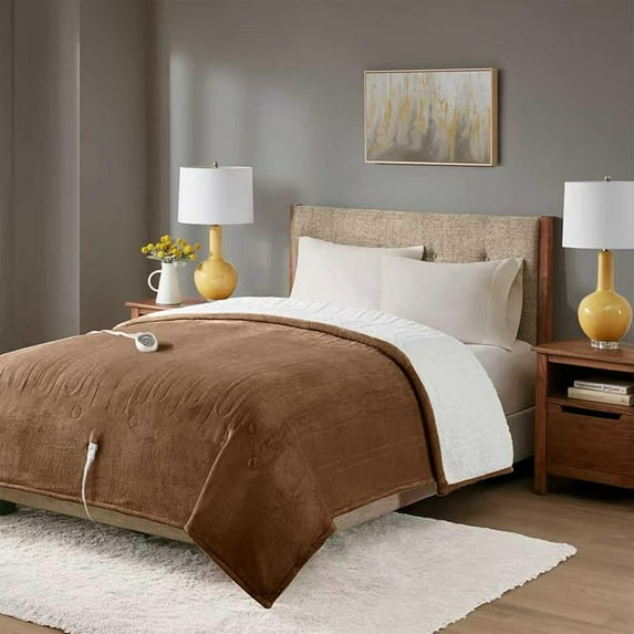 Soft King Electric Blanket with Dual Controls, Heated Blankets ...