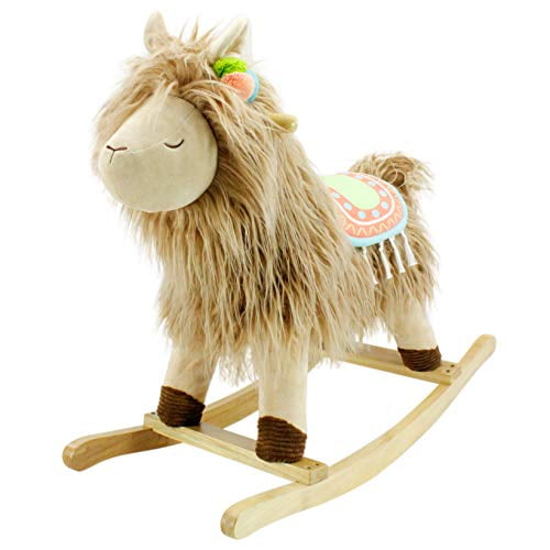 Soft Landing Joyrides - Llama Character Rocking Toy Chair for Babies ...