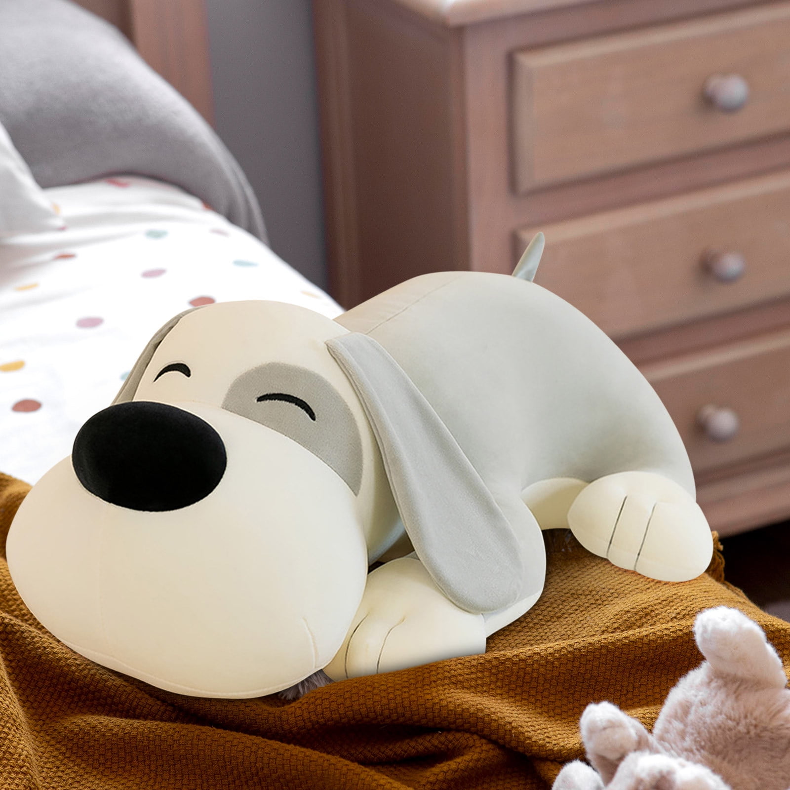 Soft Large Dog Plush Hugging Pillow, Cute Dogs Puppy Stuffed Animals ...