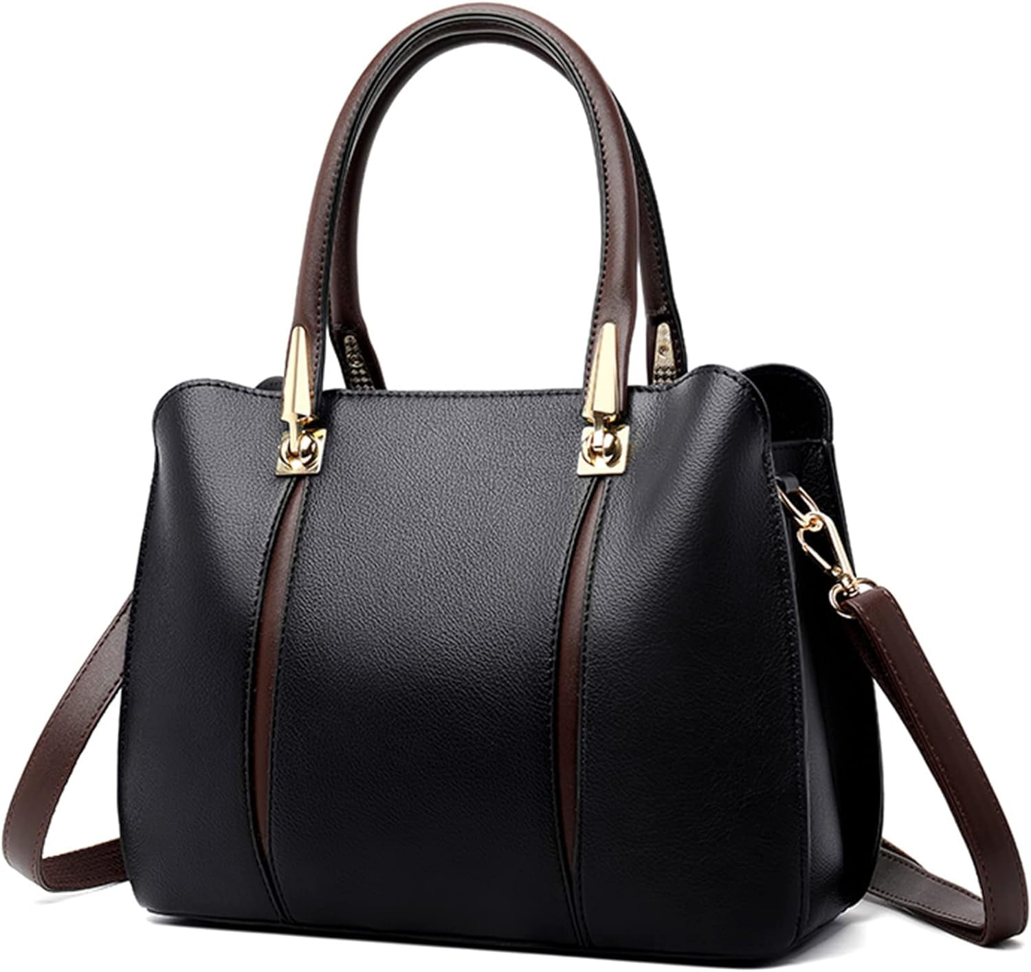 Soft Leather Handbags for Womens Top-Handle Tote Shoulder Bag Casual ...