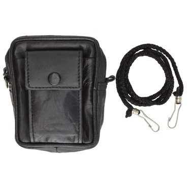 Leatherboss Genuine Leather Cigarette Case with Cell Phone Pocket ...