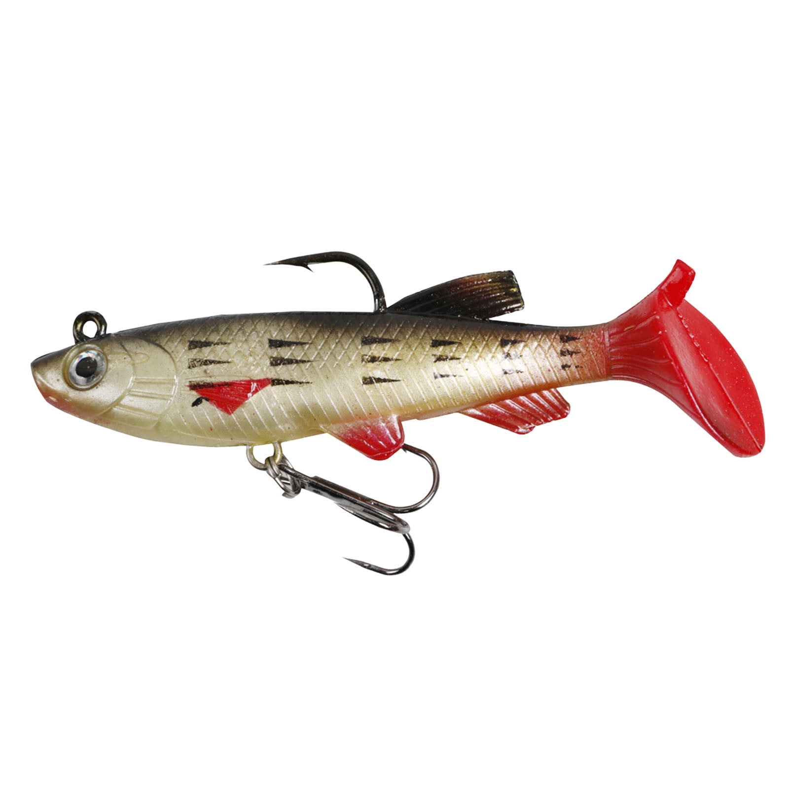 Soft Lifelike Kit Rigged Fishing For Freshwater & Saltwater Tail Swim ...