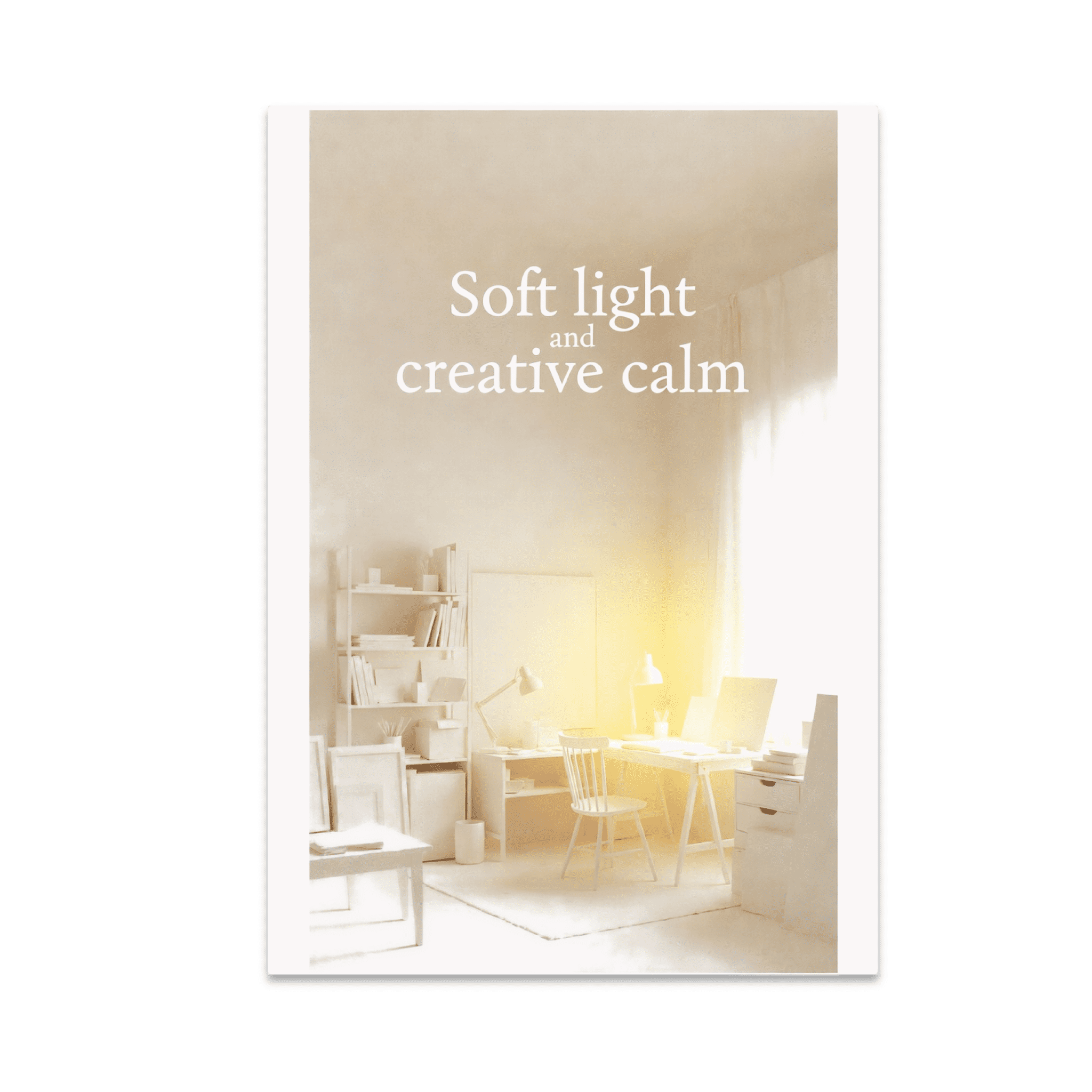 Soft Light and Creative Calm Art - Home Decor Enthusiast - 13x19 Poster ...