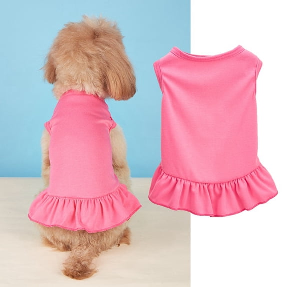 Soft Lightweight Pet Outfit Multi Size Cute Printed Clothes for Small ...