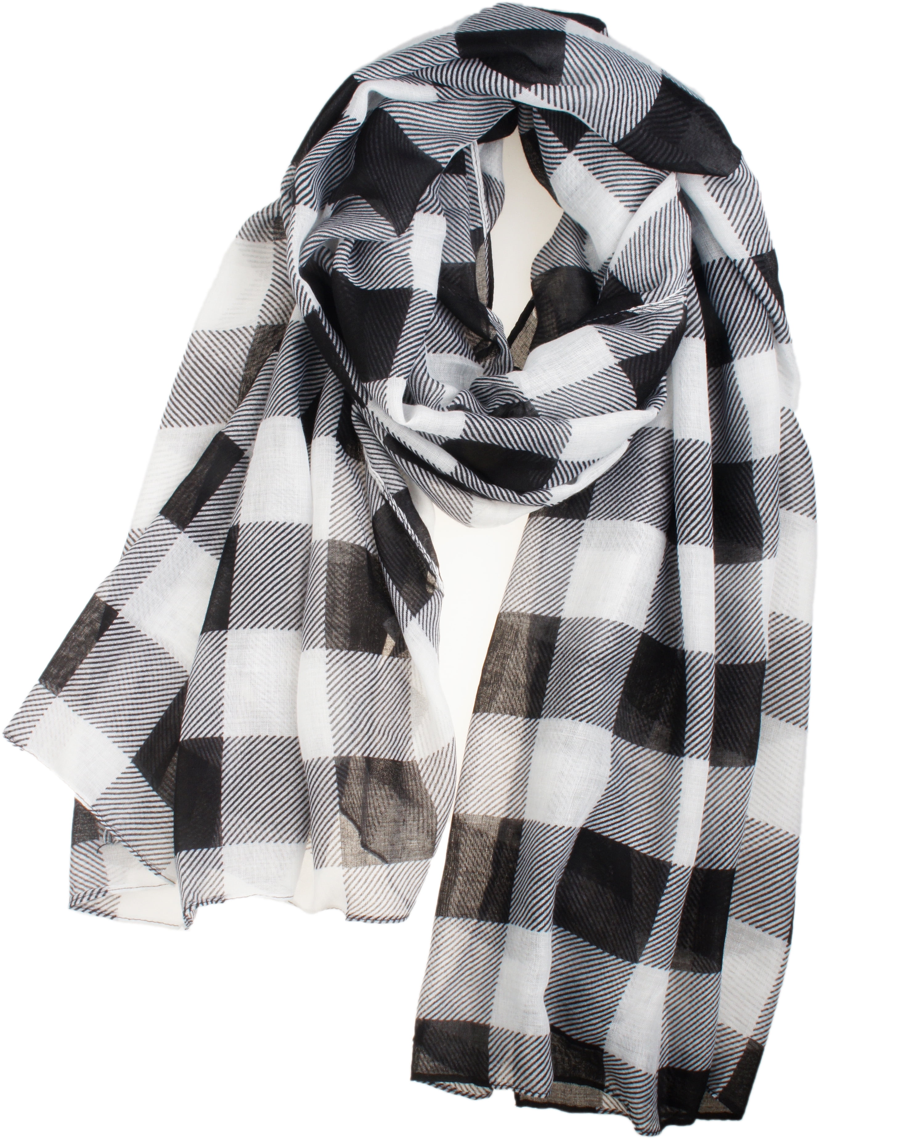 Soft Lightweight Sheer Fall Winter Christmas Blanket Scarf for Women ...
