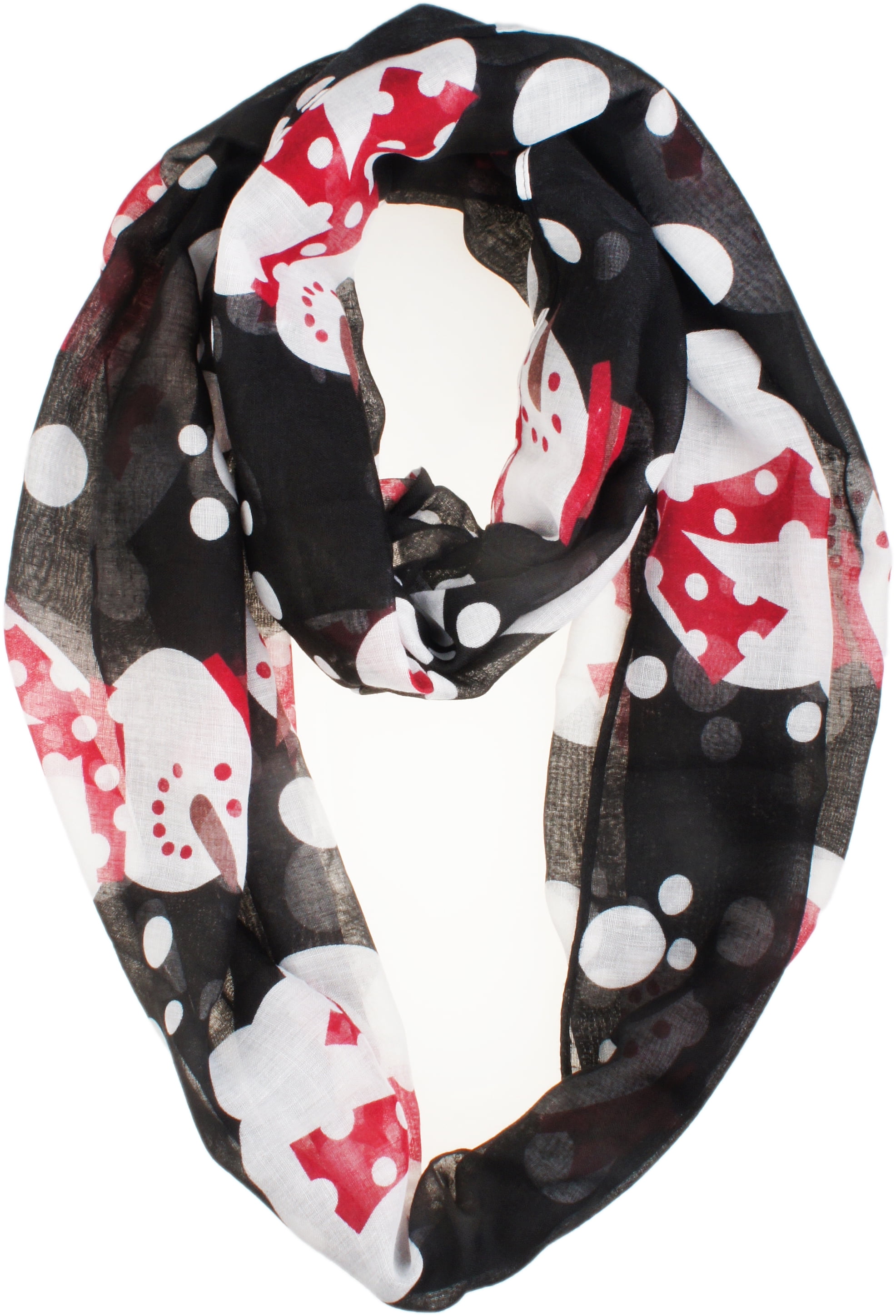 Soft Lightweight Sheer Fall Winter Christmas Infinity Scarf for Women ...