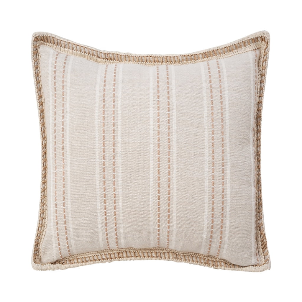 Soft Linen Bed Pillow Cover Portable Breathable Designs Gentle On Skin ...