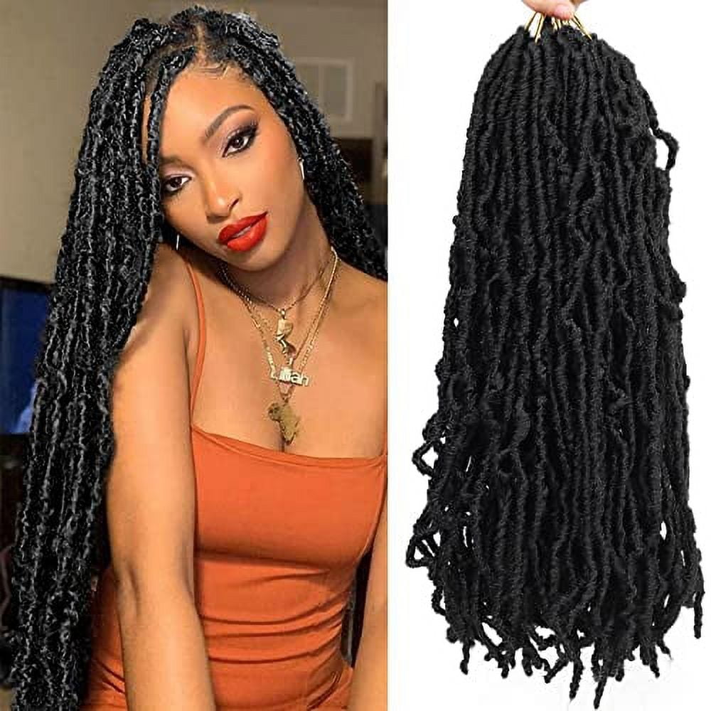 Soft Locs 24 Inch .. Faux Locs Crochet Hair .. 6 Packs Pre looped ...