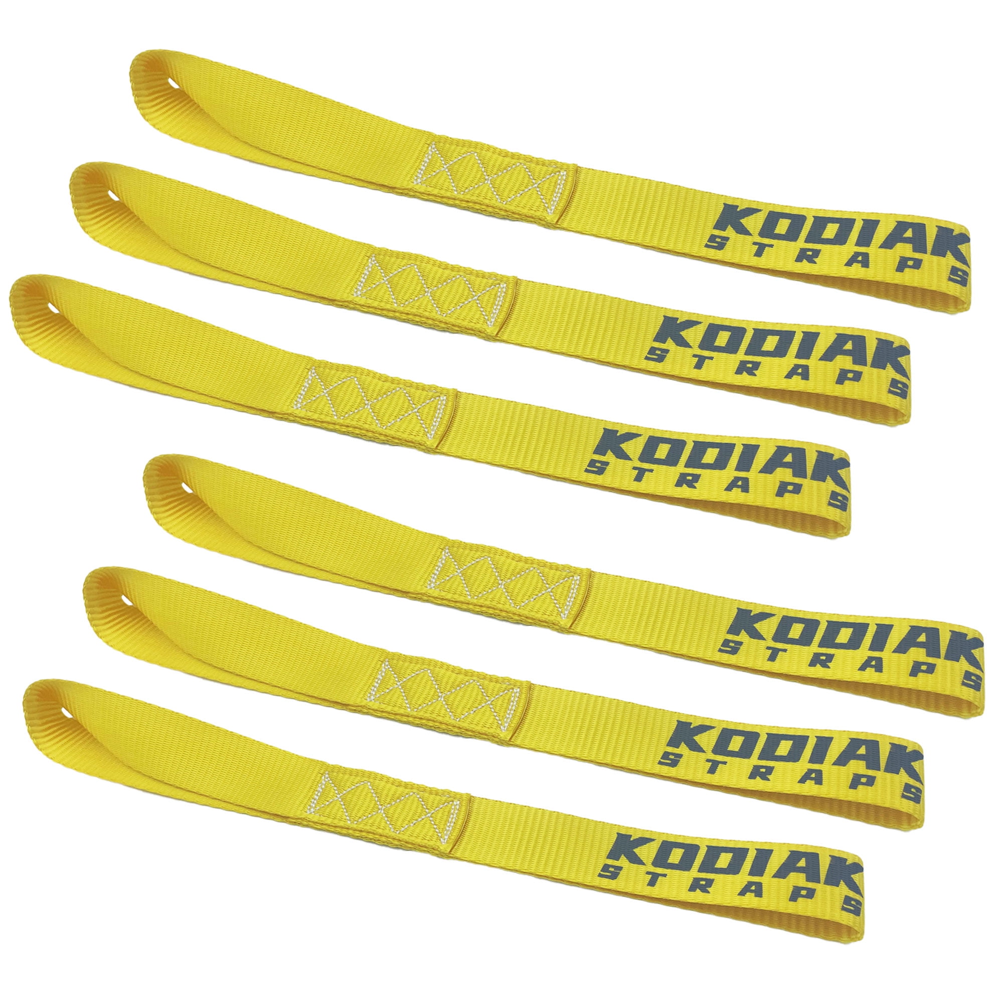 Soft Loop Tie Down Straps - 1.5 x 18 inches- 10,000 lb Load Capacity ...