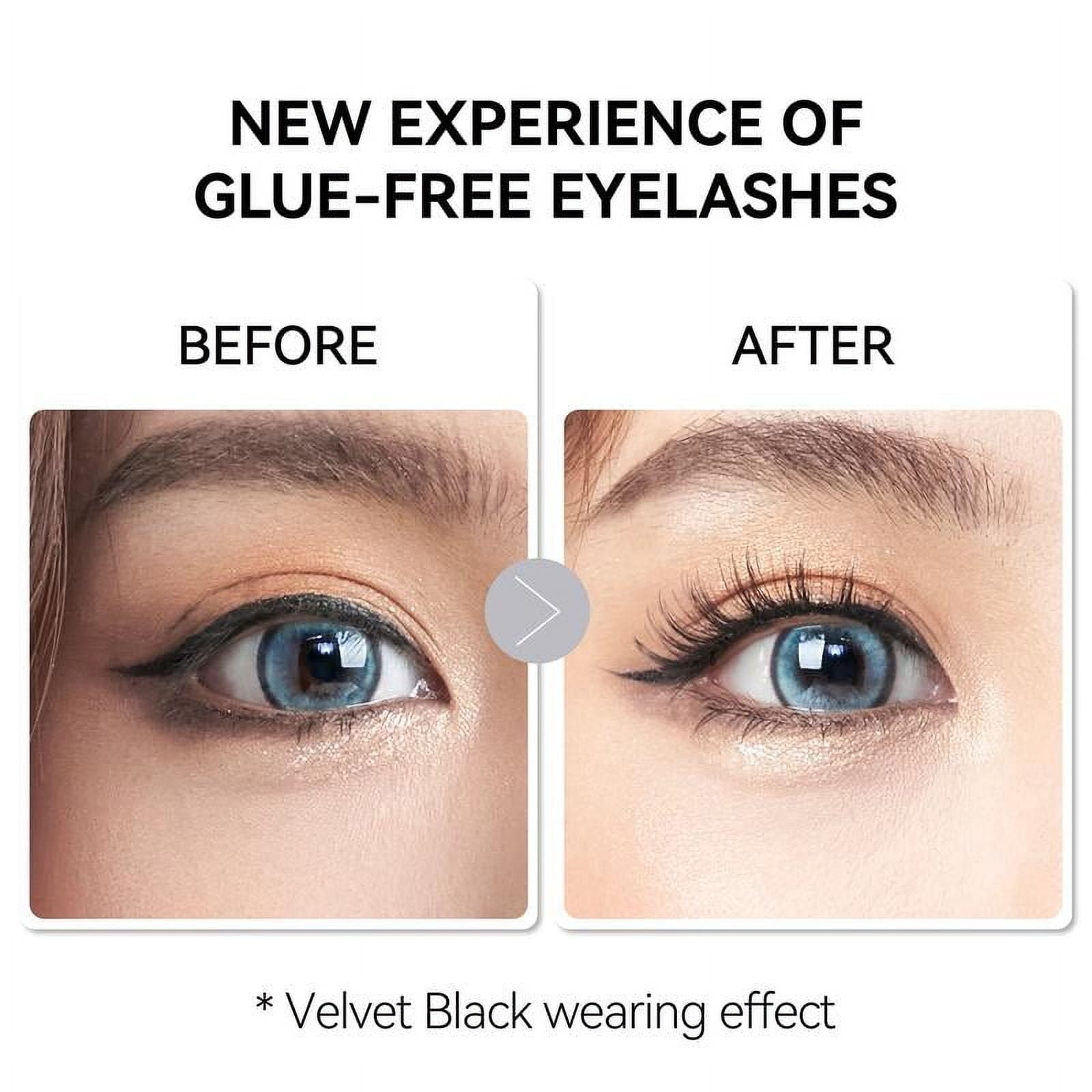 Soft Magnetic Eyelashes All-in-One Box, Reusable, Glue-Free, Waterproof ...