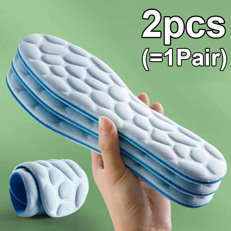 Soft Massage Memory Foam Insoles for Women Men Breathable Deodorant ...