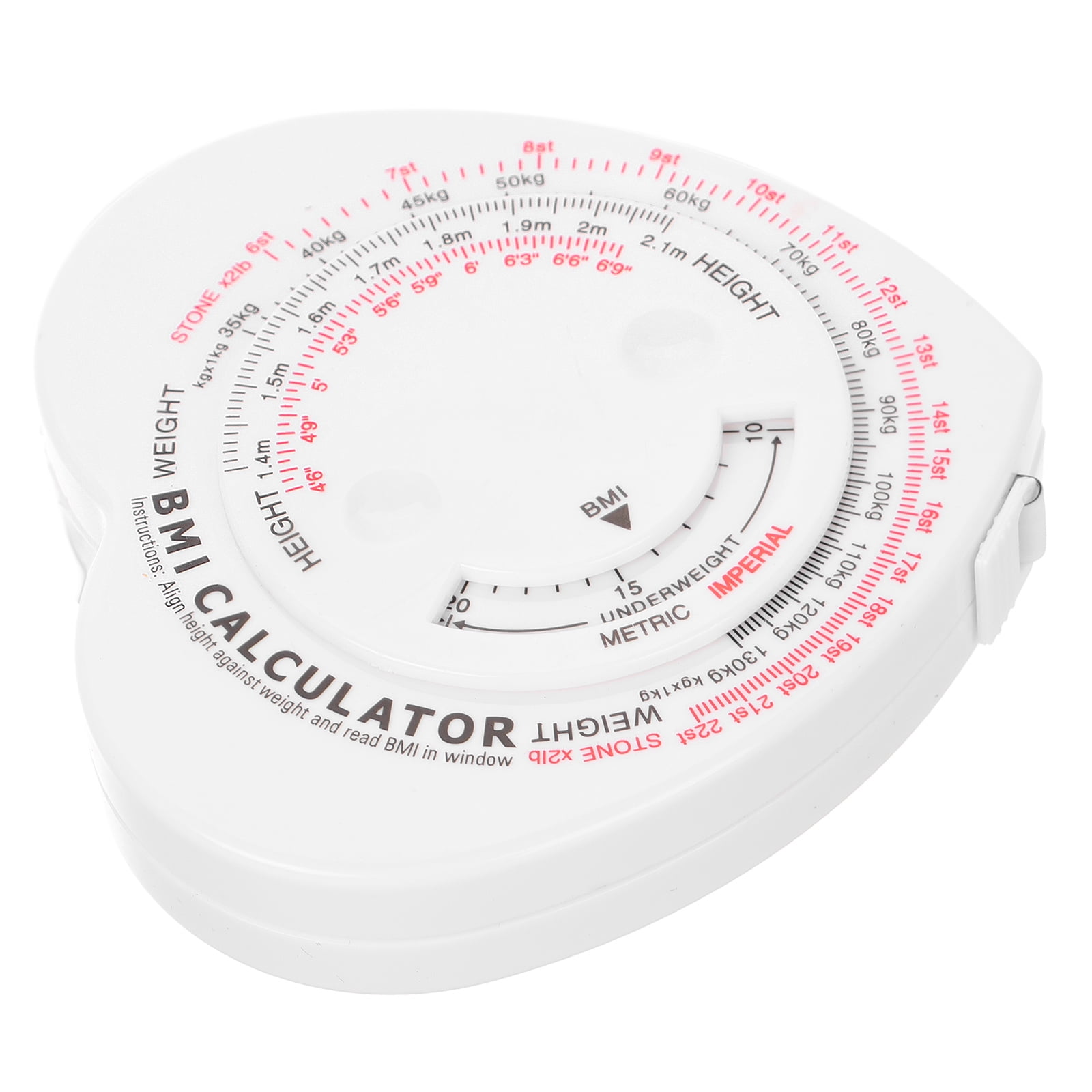 Soft Measuring Tape for Body Measurements Automatic Rolling Girth Ruler ...